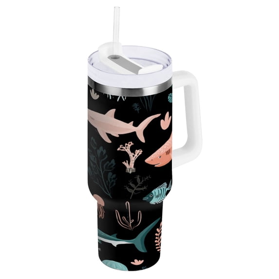 30 oz Tumbler With Handle Stainless Steel Insulated Tumbler With Lid ...