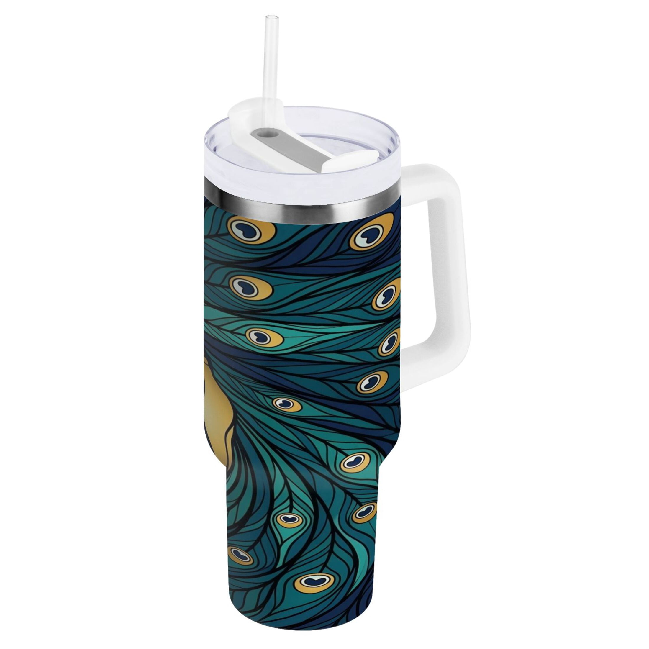 30 oz Tumbler With Handle Stainless Steel Insulated Tumbler With Lid ...