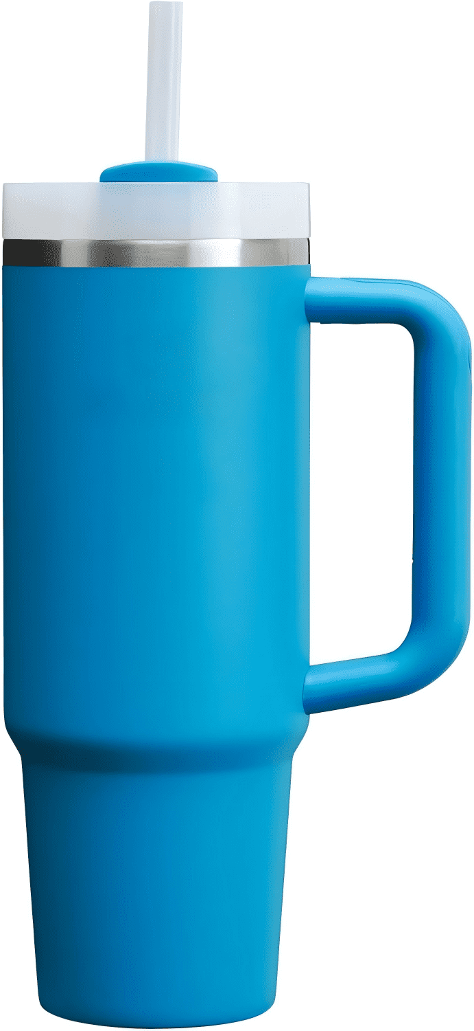 30 oz Tumbler with Handle and Straw, Insulated Stainless Steel Travel ...