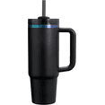 30 oz Tumbler with Handle and Straw, Insulated Stainless Steel Travel ...