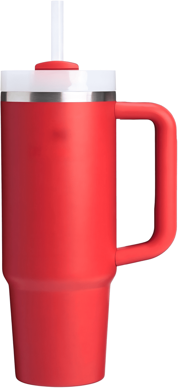 30 oz Tumbler with Handle and Straw, Insulated Stainless Steel Travel ...