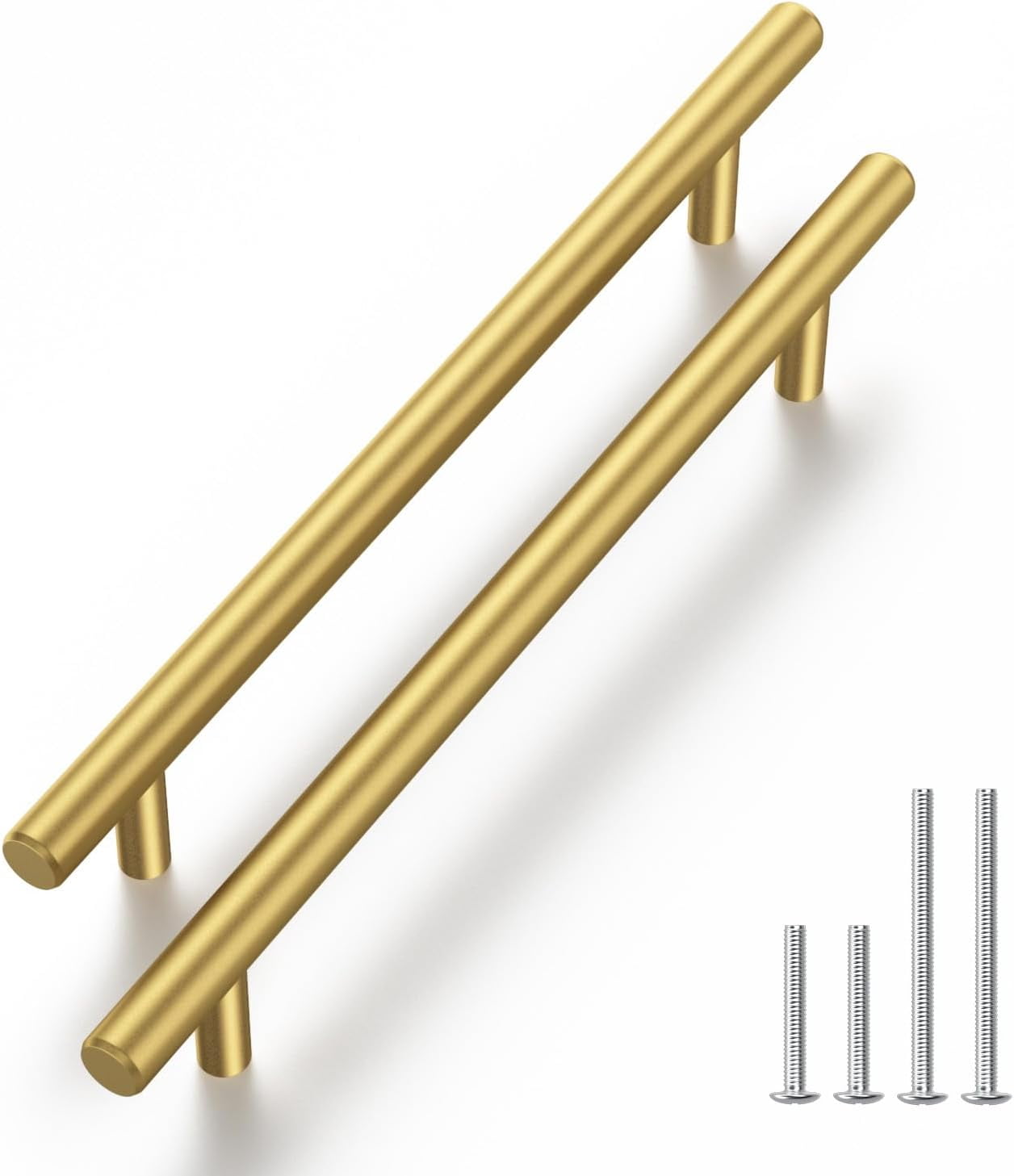 30 Pack 5 Inch Hole Center Cabinet Handles Brass Gold Pulls Drawer ...