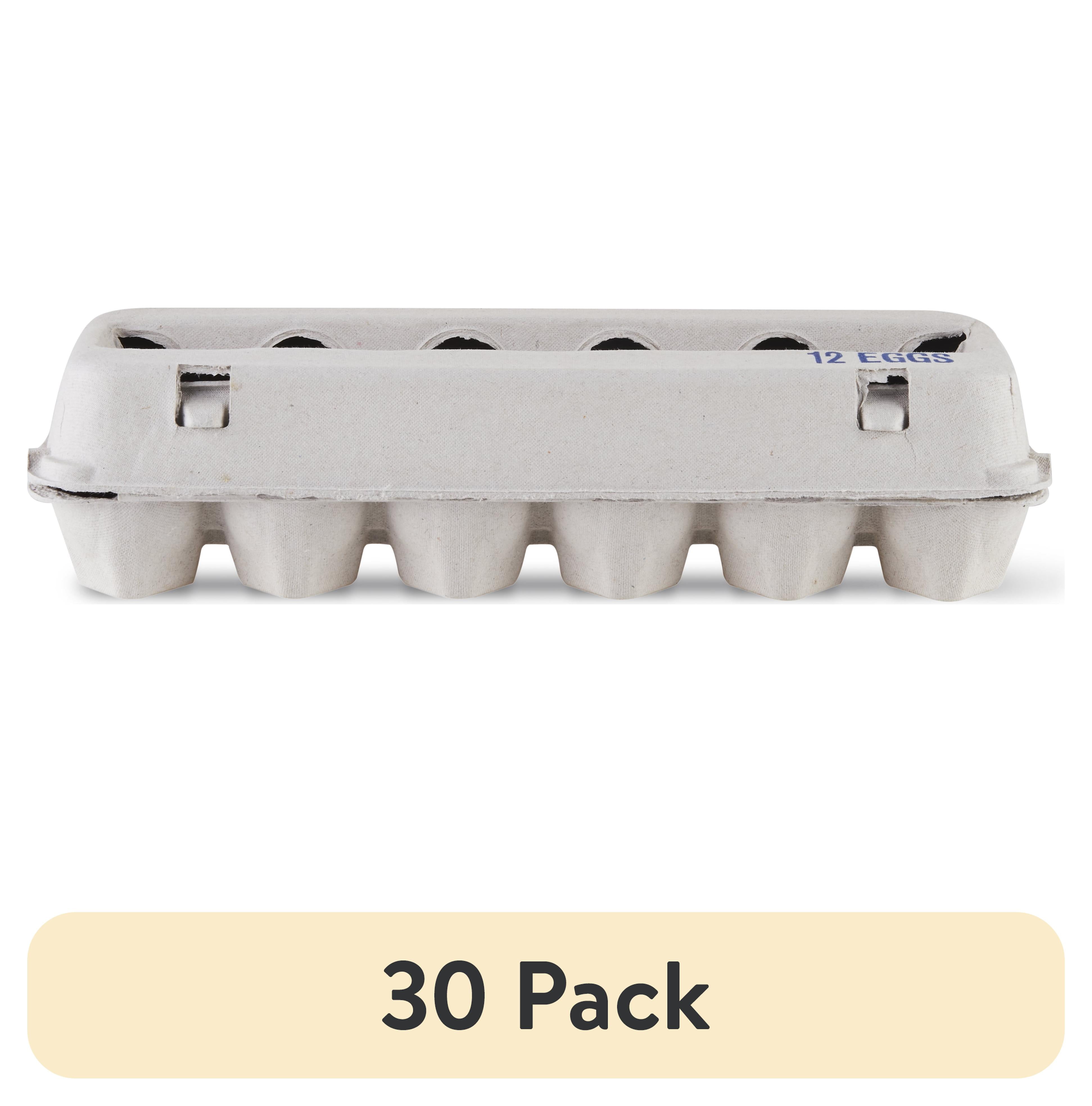 (30 pack) Vibrant Life Egg Cartons, Natural Pulp Paper Material, Holds ...