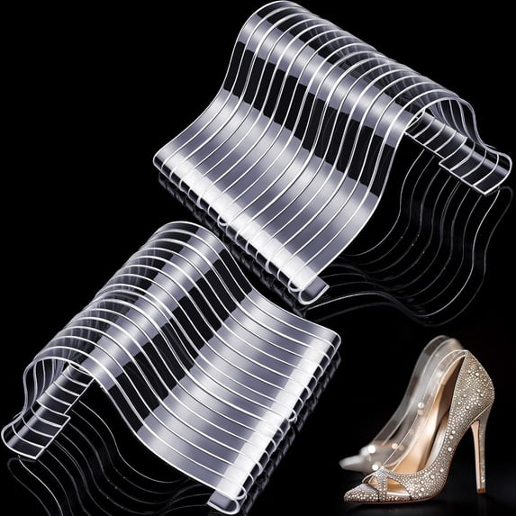 30-pack acrylic sandal display stand, retail store display stand, shoe ...