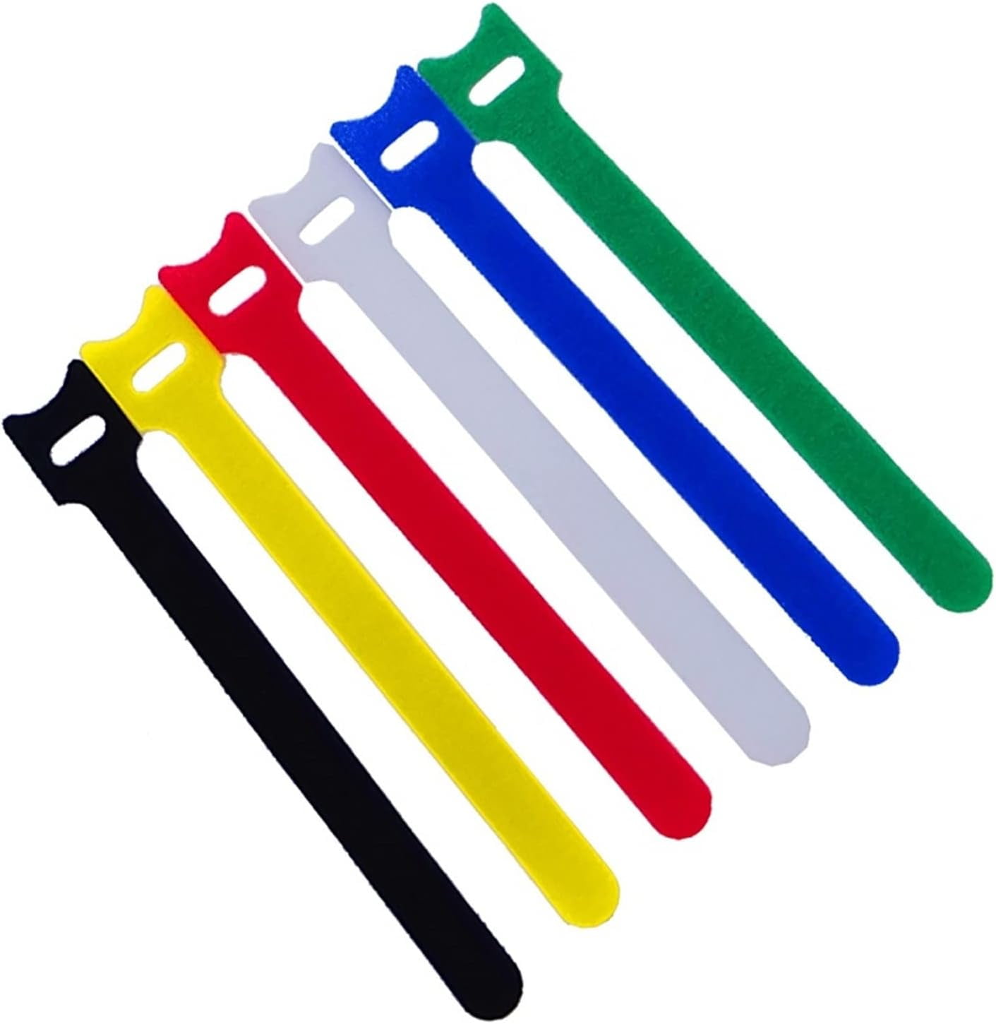 30 pcs/100 cable ties plastic ring hooks nylon ring winder fasteners ...