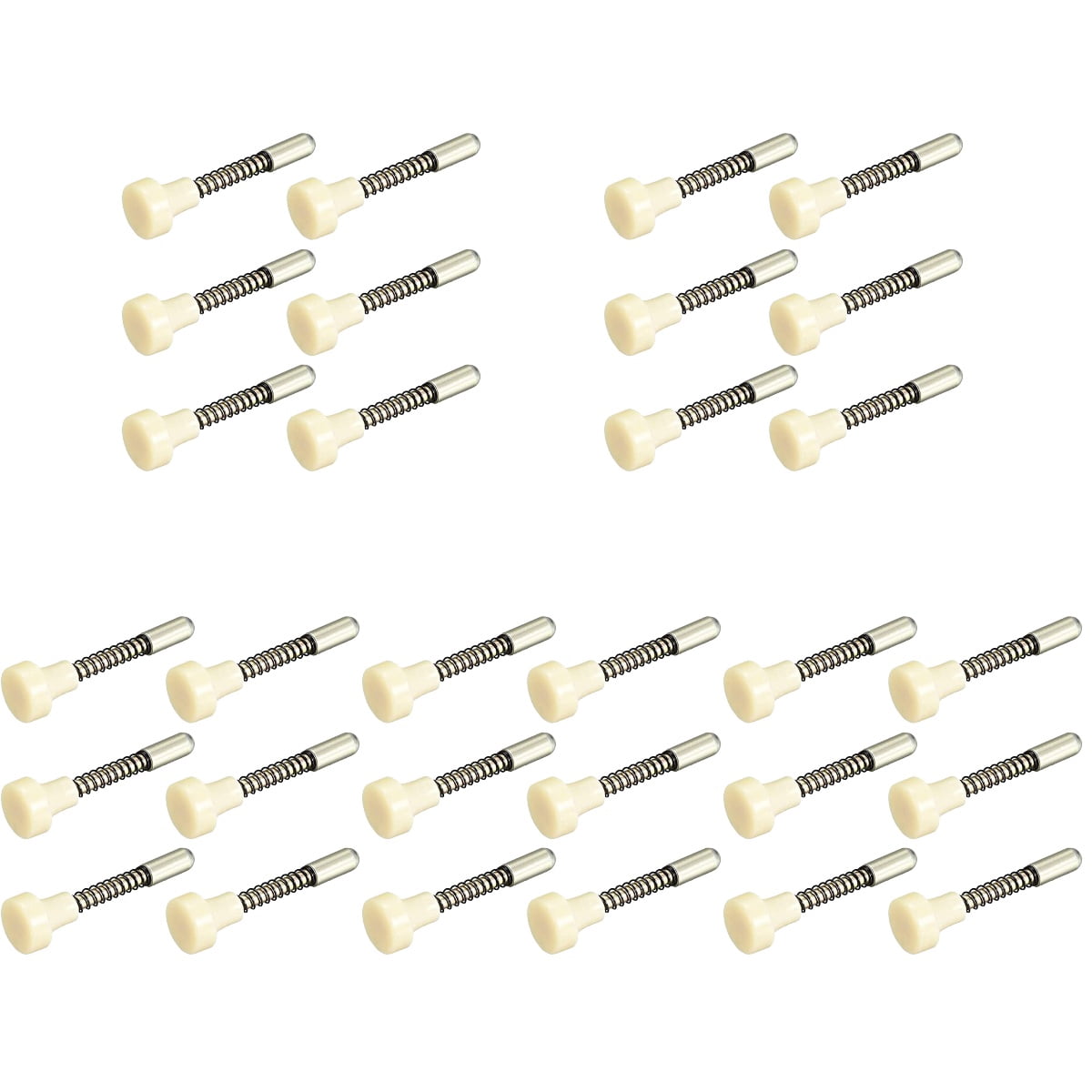 30 pcs Baby Crib Fastening Fittings Spring-loaded Screen Plunger Pin ...