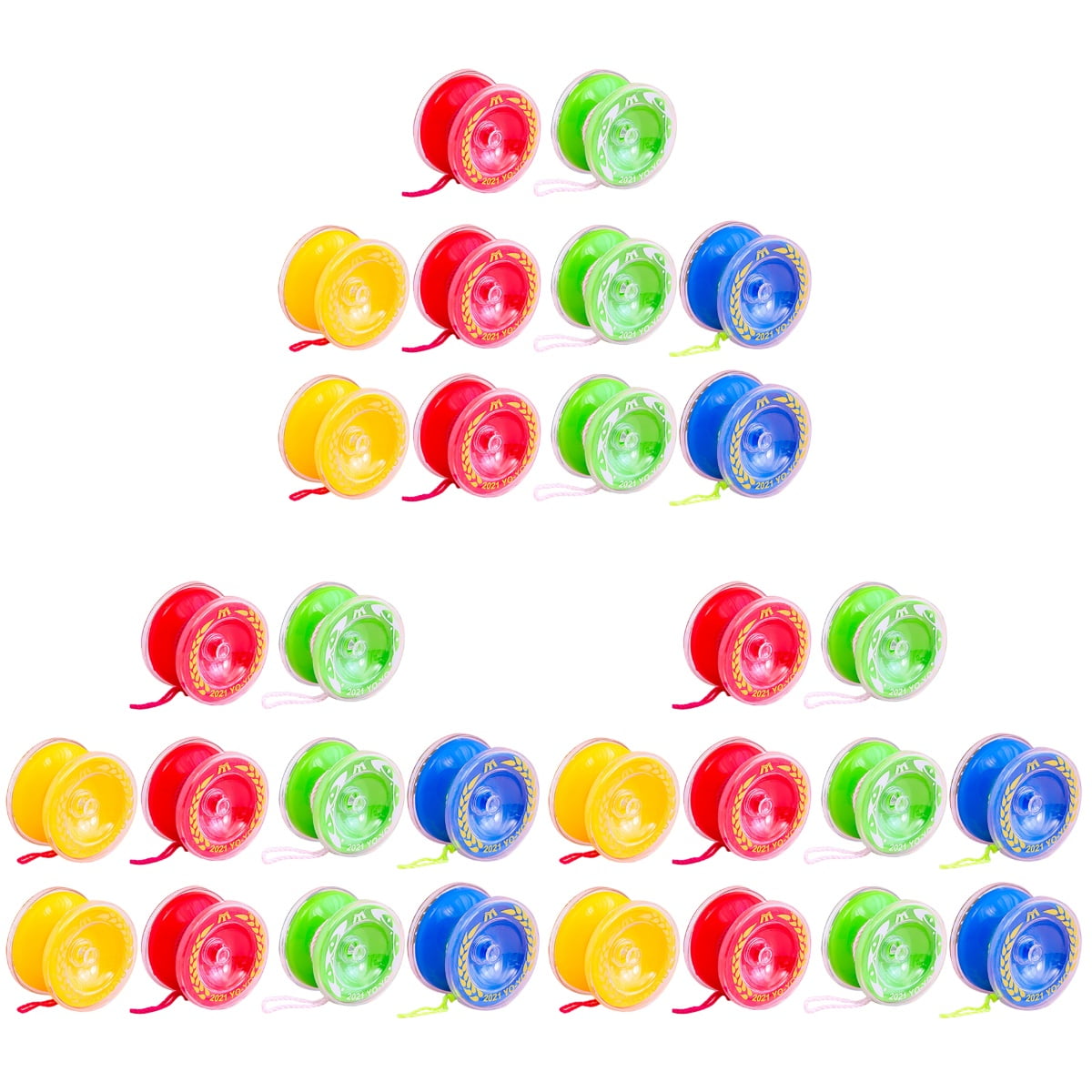 30 pcs Beginner Yoyo Alloy Yo-Yo Educational Yoyo (Random Color ...