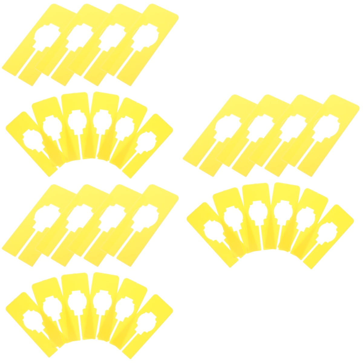 30 pcs Closet Rack Dividers Clothing Hanger Dividers Clothes Size ...