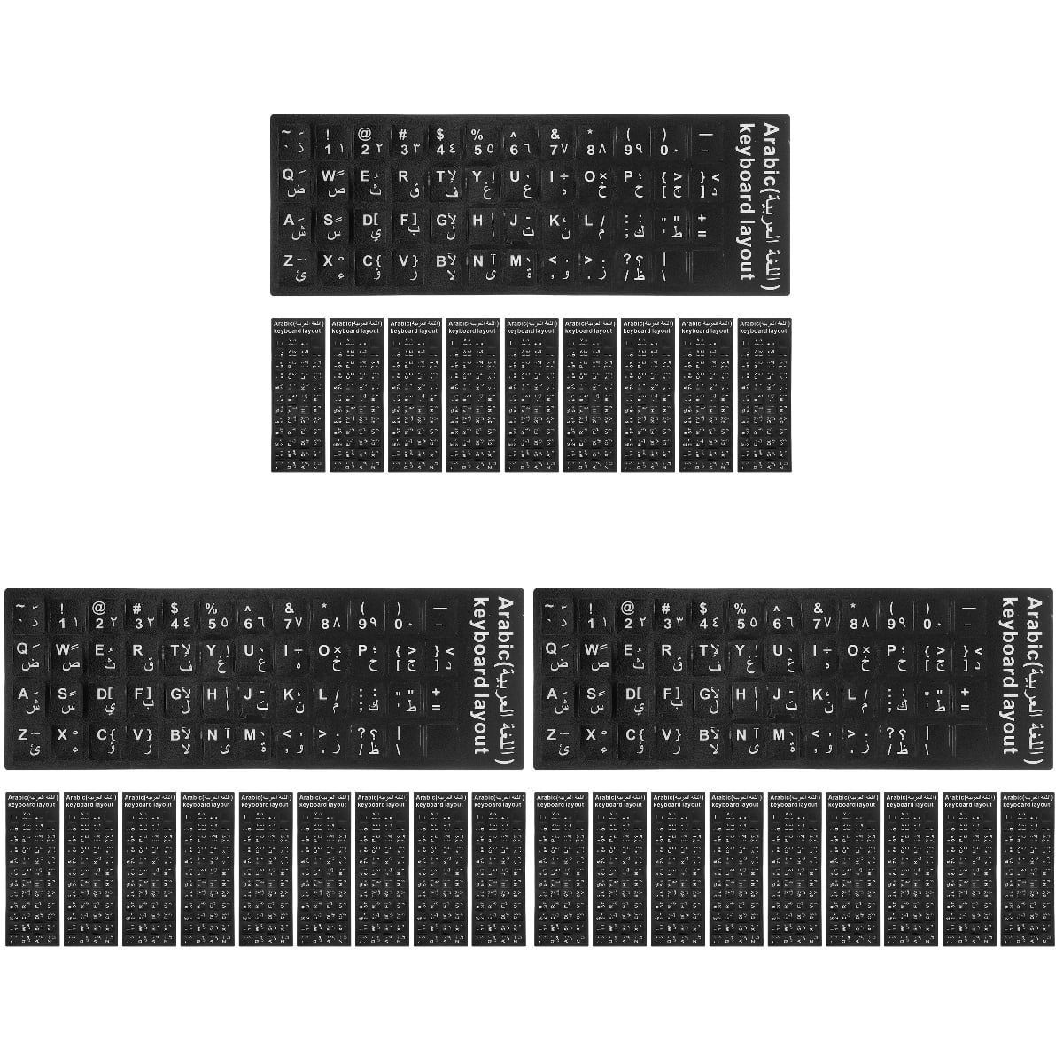 30 pcs Keyboard Letter Sticker Computer Keyboard Replacement Sticker ...