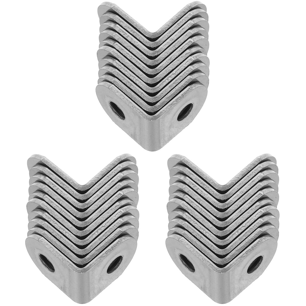 30 pcs L-shape Corner Brace Bracket Stainless Steel 90 Degree Angle L ...