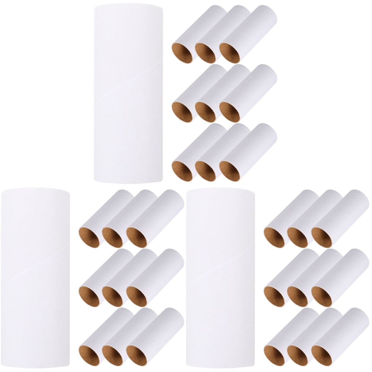 30 pcs Paper Tubes Children Craft Paper Roll for DIY Art Drawings ...