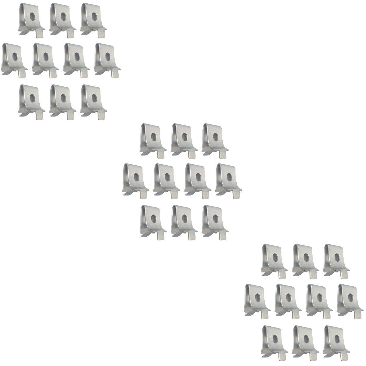 30 pcs Shelf Bracket Clips Stainless Shelf Supports Clips Pilaster ...