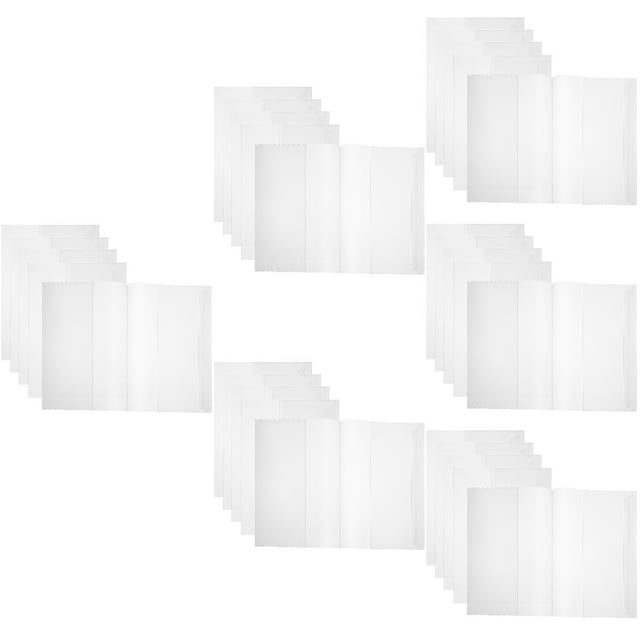 30 pcs Textbook Protection Covers Reusable Book Covers Transparent Book ...