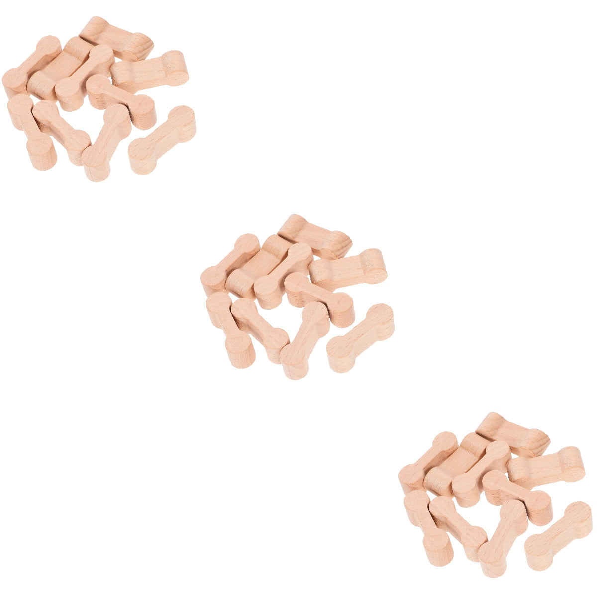 30 pcs Train Track Accessories Train Track Bump Buckle Railway Wood ...