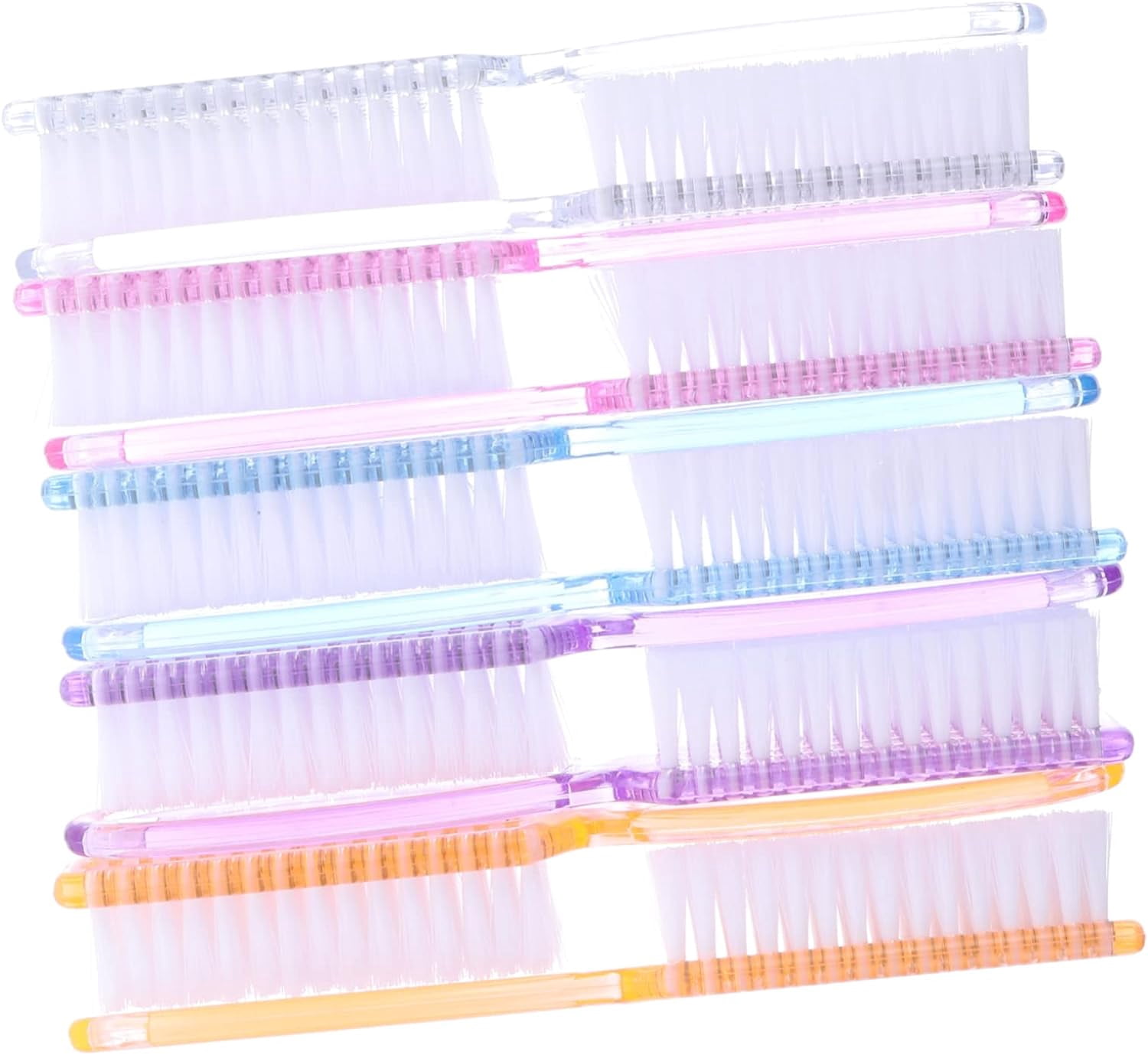 30 pcs long handle nail brush pedicure nail toe plastic brush Toe ...