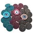 30 pieces of 2-inch mixed grit non-woven nylon quick change surface ...