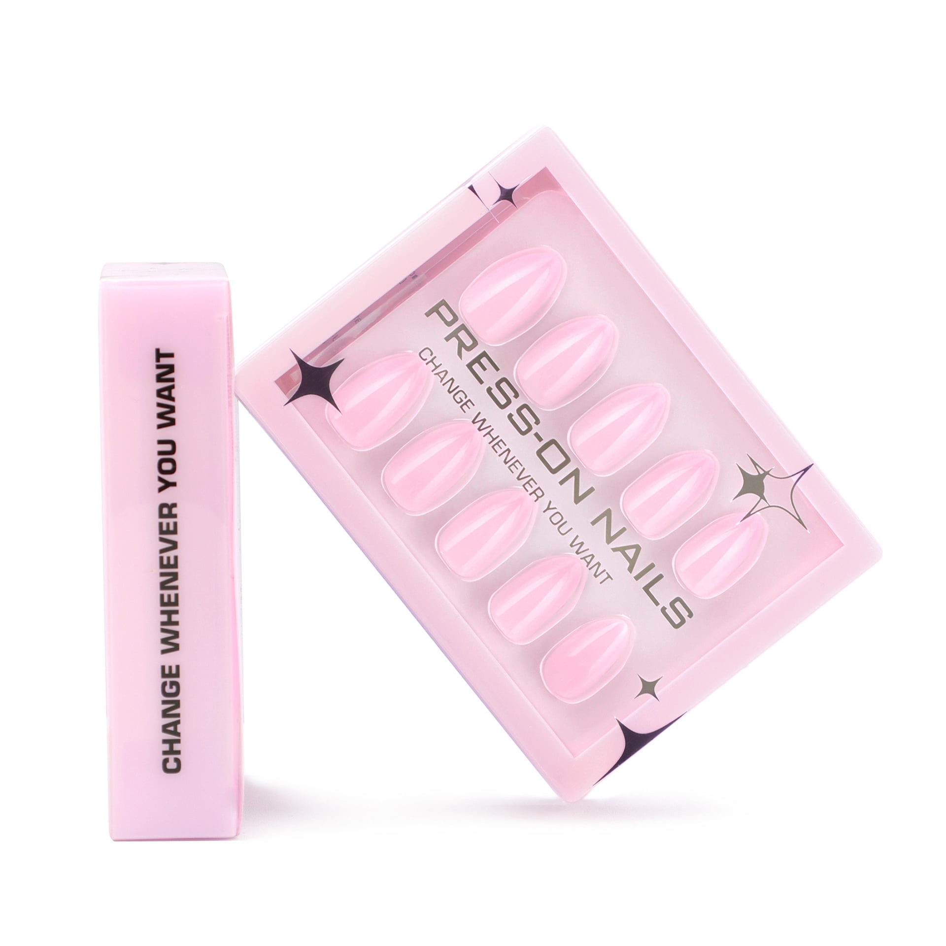 30 pieces of boxed pink armor, European, American cross-border nail art ...