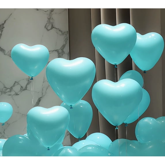 30 pieces of green love balloons decoration props birthday atmosphere ...