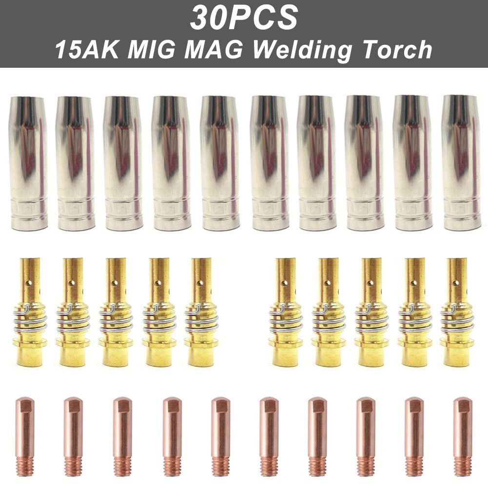 30 pieces of welding consumables 180A MIG torch gas nozzle head bracket ...