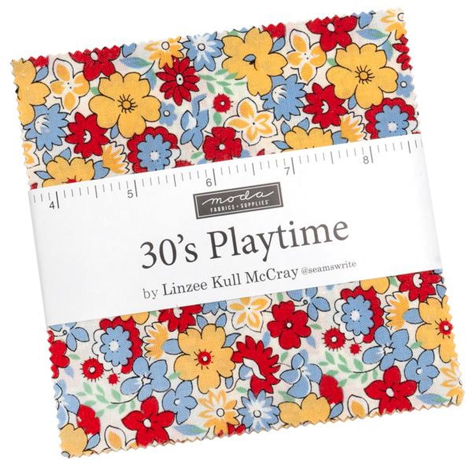 30's Playtime 2025 Charm Pack by Linzee Kull McCray, 42 5-inch Precut ...