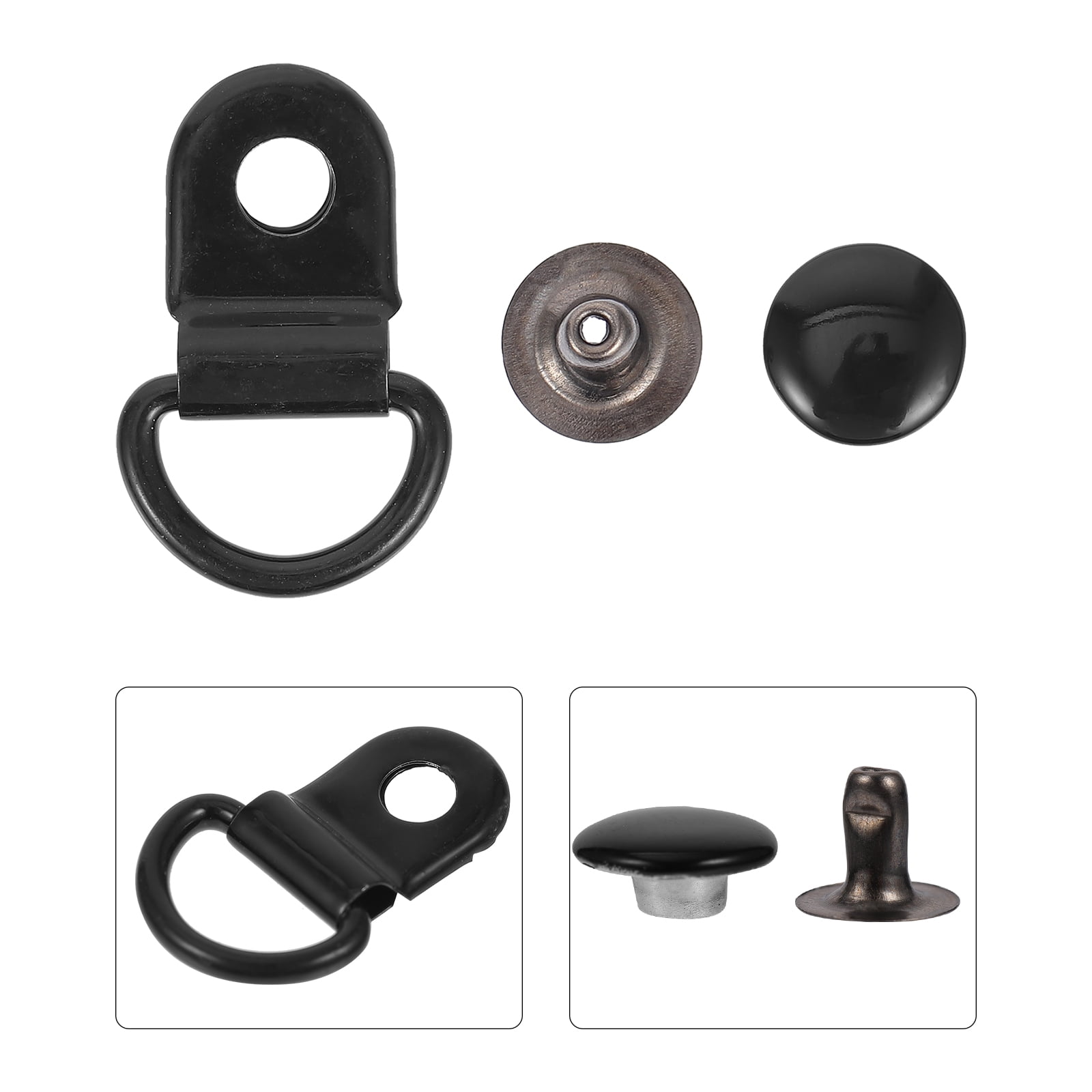 30 sets Metal Shoelace Hole Hook Metal Boot Hooks Replacement Metal ...