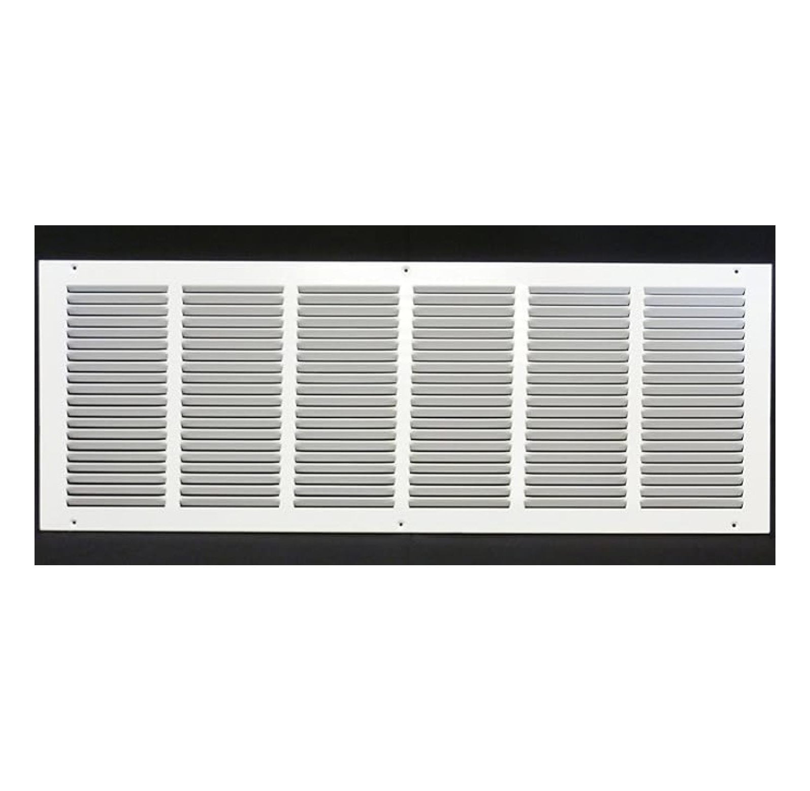 30'' x 10'' [Duct Opening] Flat Stamped Steel Return Air Grille ...