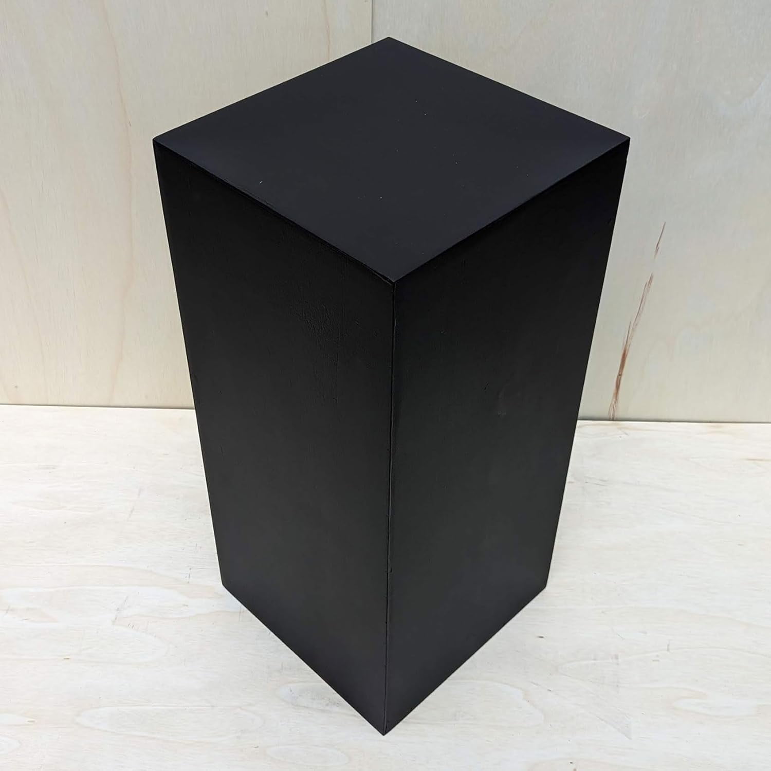 30" x 12" x 12" Matte Black Display Pedestal Stand Riser Column Pillar ...