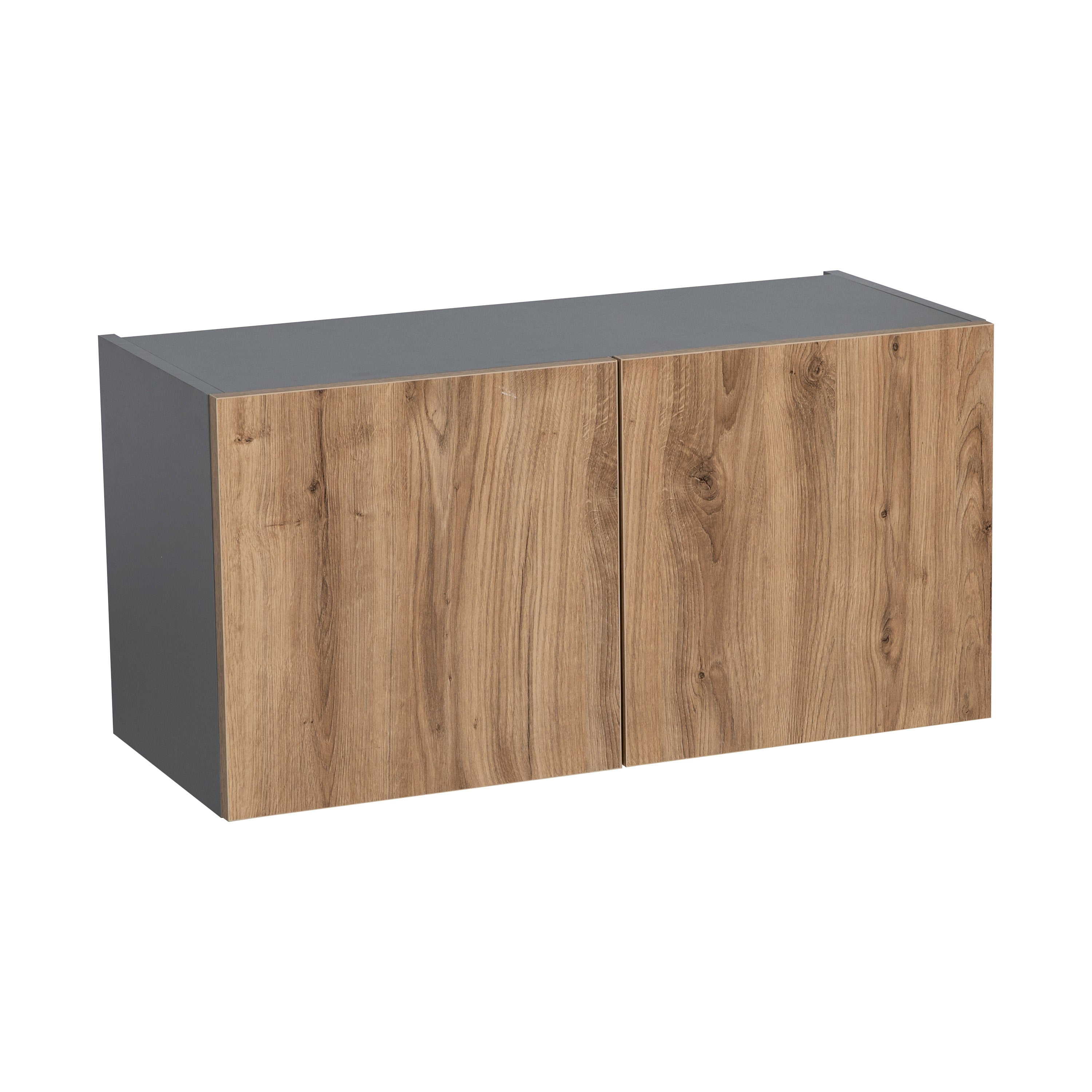 30" x 18" Wall Cabinet-Double Door-with Natural Teak door - Walmart.com