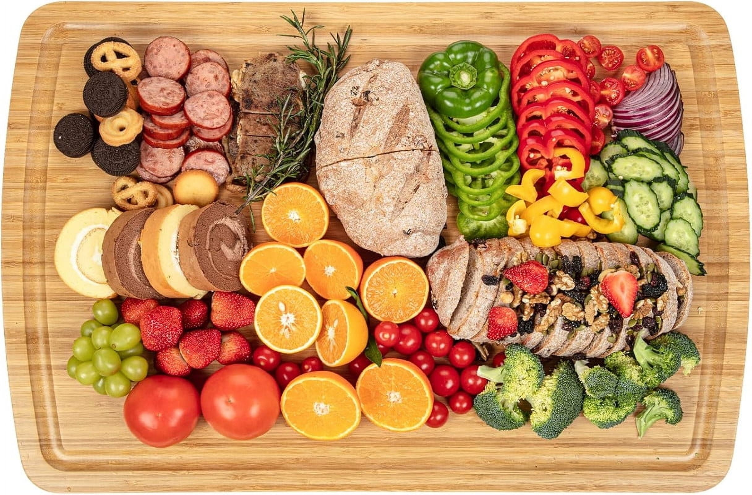 30 x 20 Extra Large Bamboo Cutting Boards for Kitchen, Wooden Stove Top ...