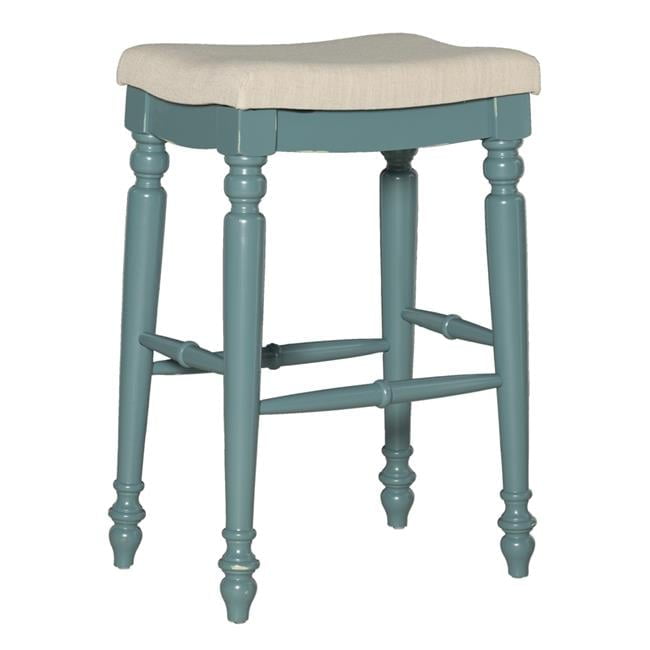 30 x 21 x 14.75 in. Marino Blue Backless Bar Stool - Walmart.com