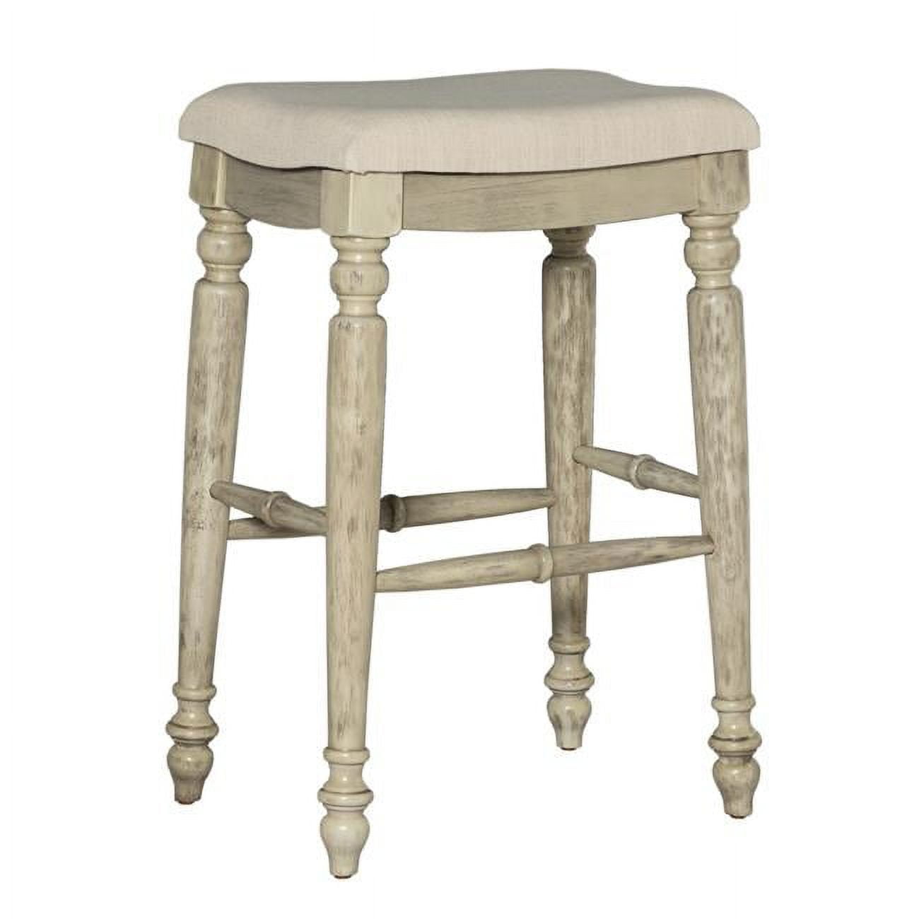30 x 21 x 14.75 in. Marino White Wash Backless Bar Stool - Walmart.com