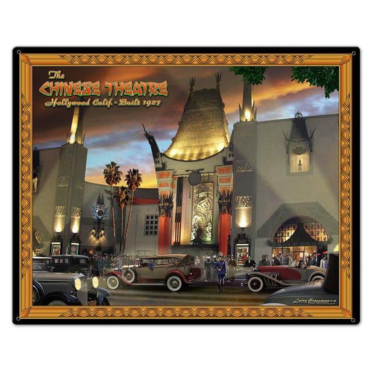 30 x 24 in. Chinese Theatre Custom Shape Sign - Walmart.com