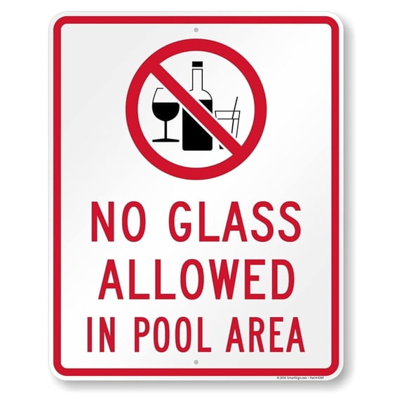 SmartSign 10 x 7 inch “No Firearms Or Weapons Allowed On This Property ...