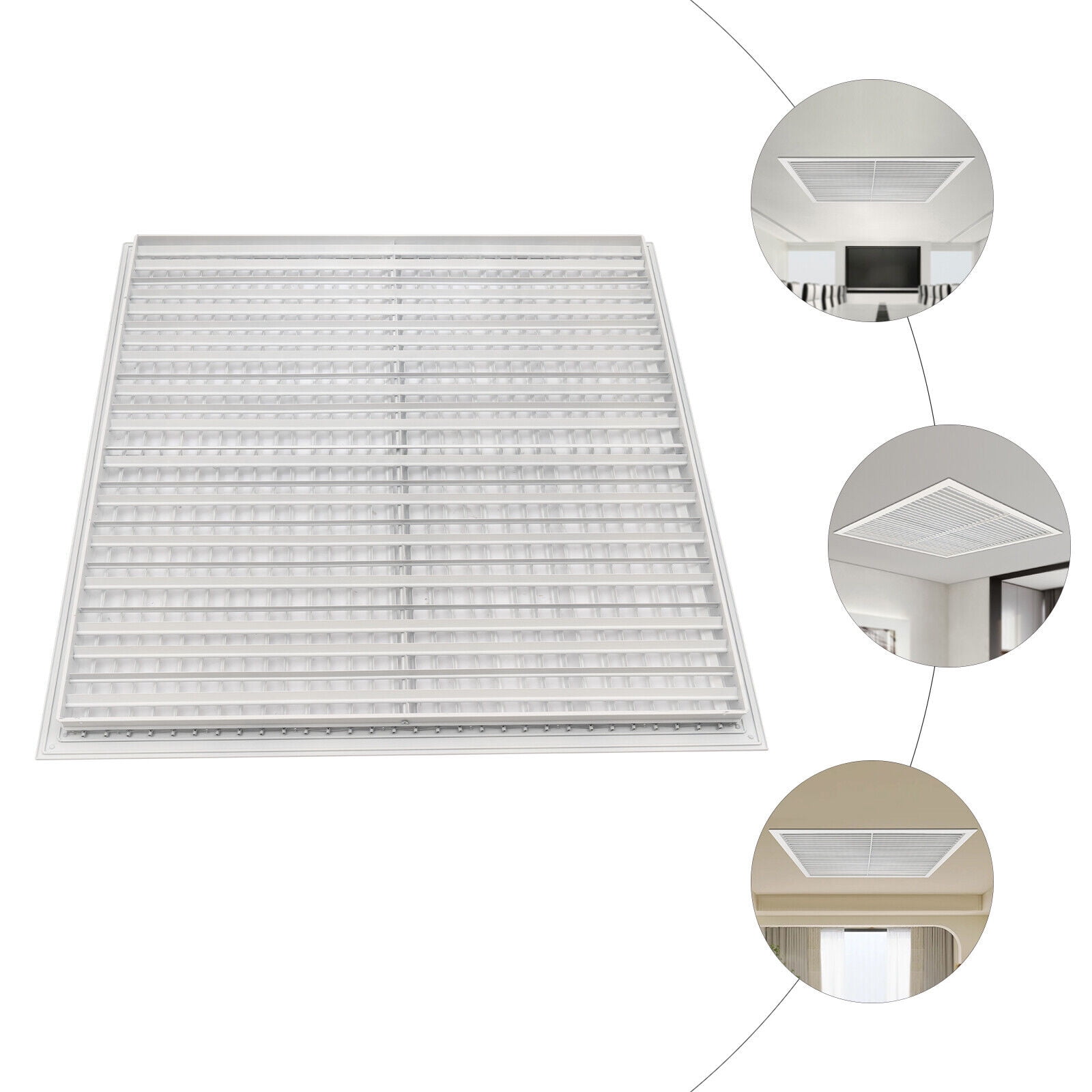 30" x 30" Aluminum Ventilation Grate- HVAC DUCT COVER - Removable High ...