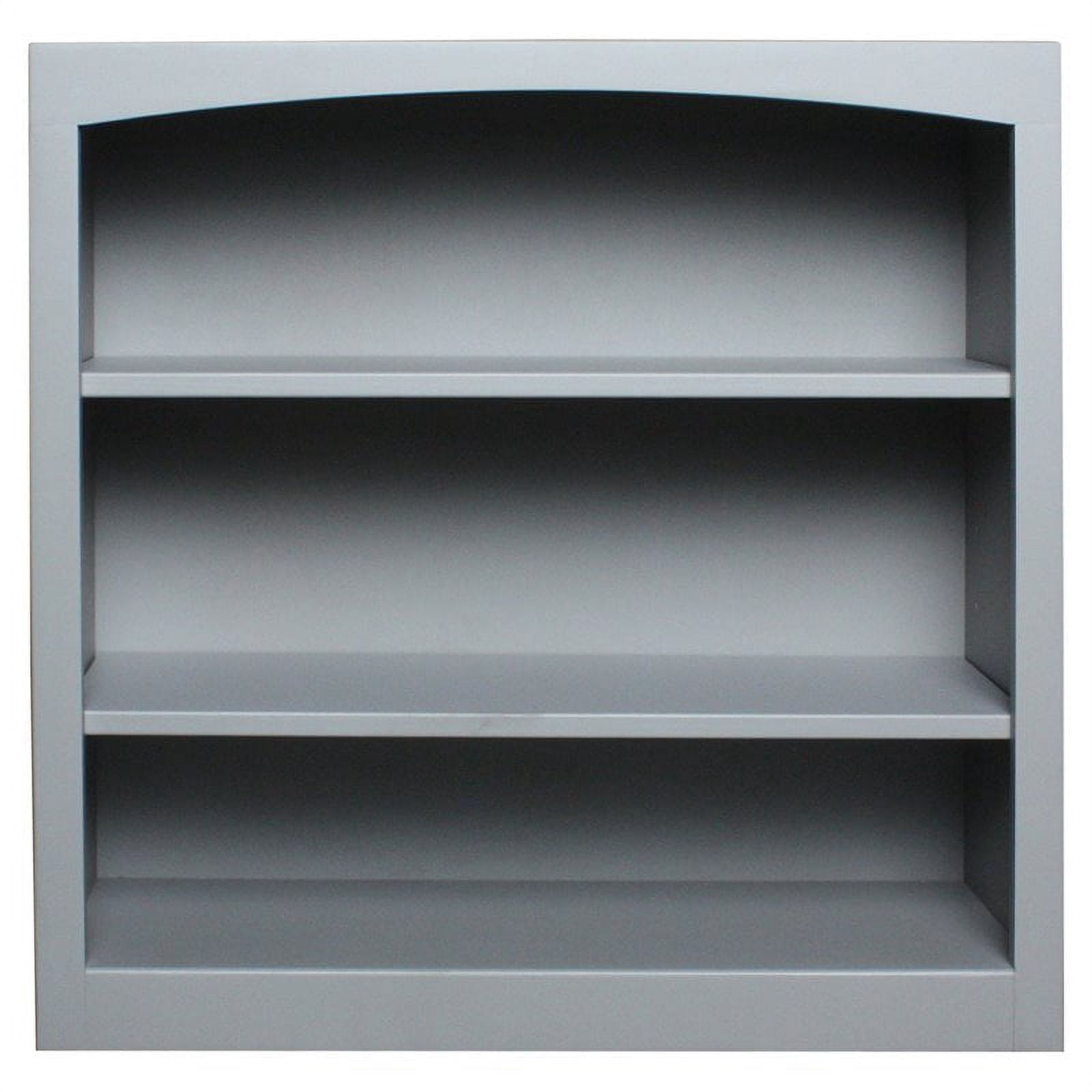 30" x 30" Pine Wood Bookcase in Storm Gray - Built in the USA - Walmart.com