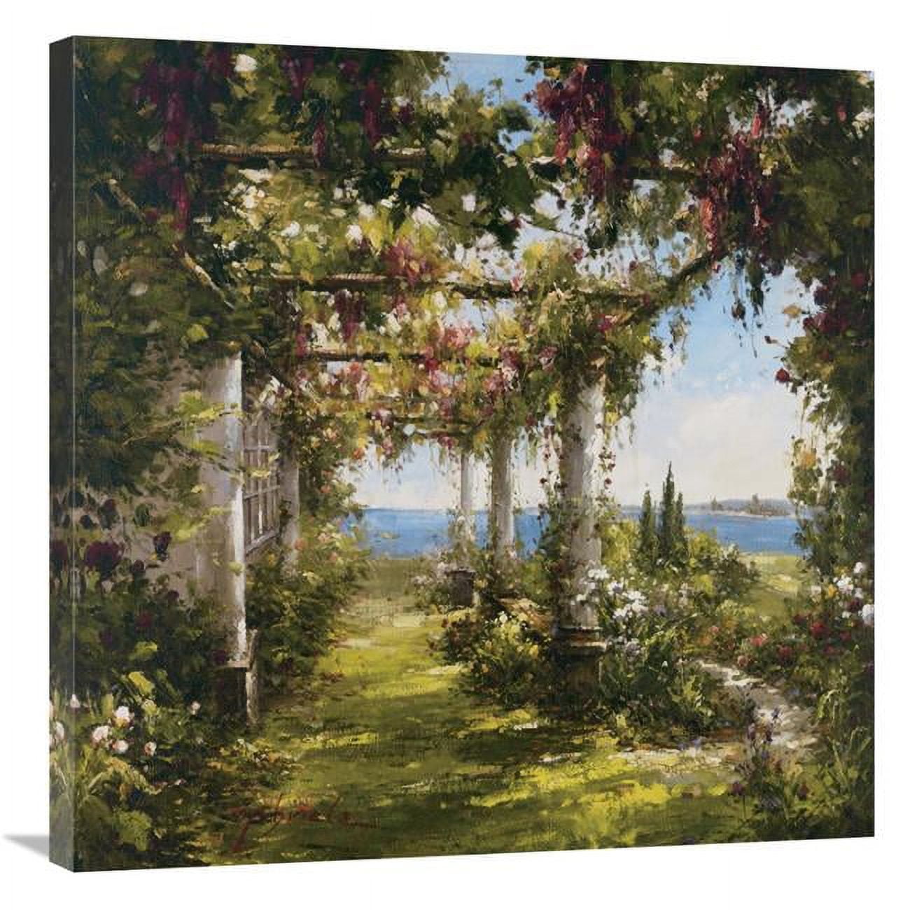 30 x 30 in. Juliets Garden I Art Print - Gabriela - Walmart.com