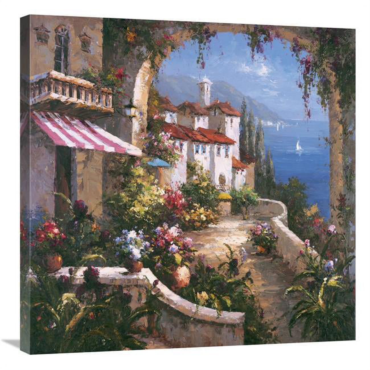 30 x 30 in. Mediterranean Arches I Art Print - Gabriela - Walmart.com