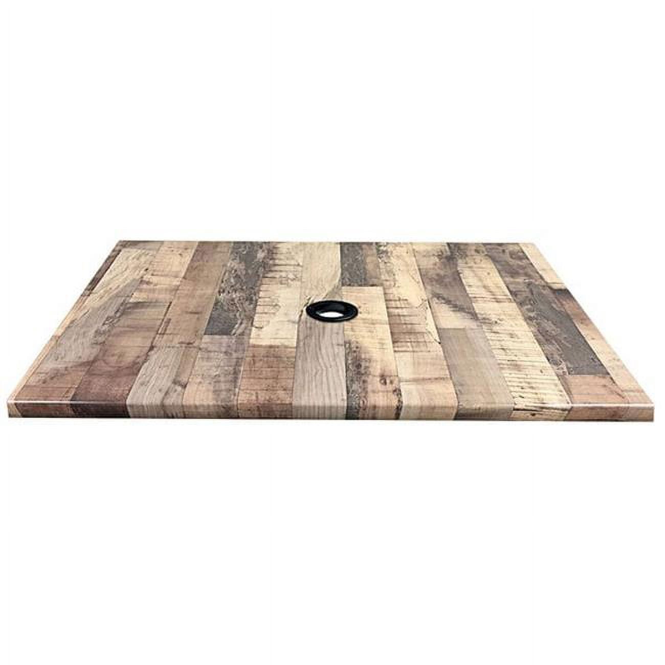 30 x 30 in. Rustic Indoor & Outdoor All-Season Endurotop Table Top with ...
