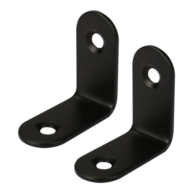 30 X 30mm Angle Bracket Stainless Steel Black L Shaped Angle Brackets