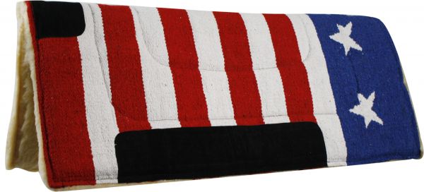 30" x 32" American Flag Saddle Pad - Walmart.com