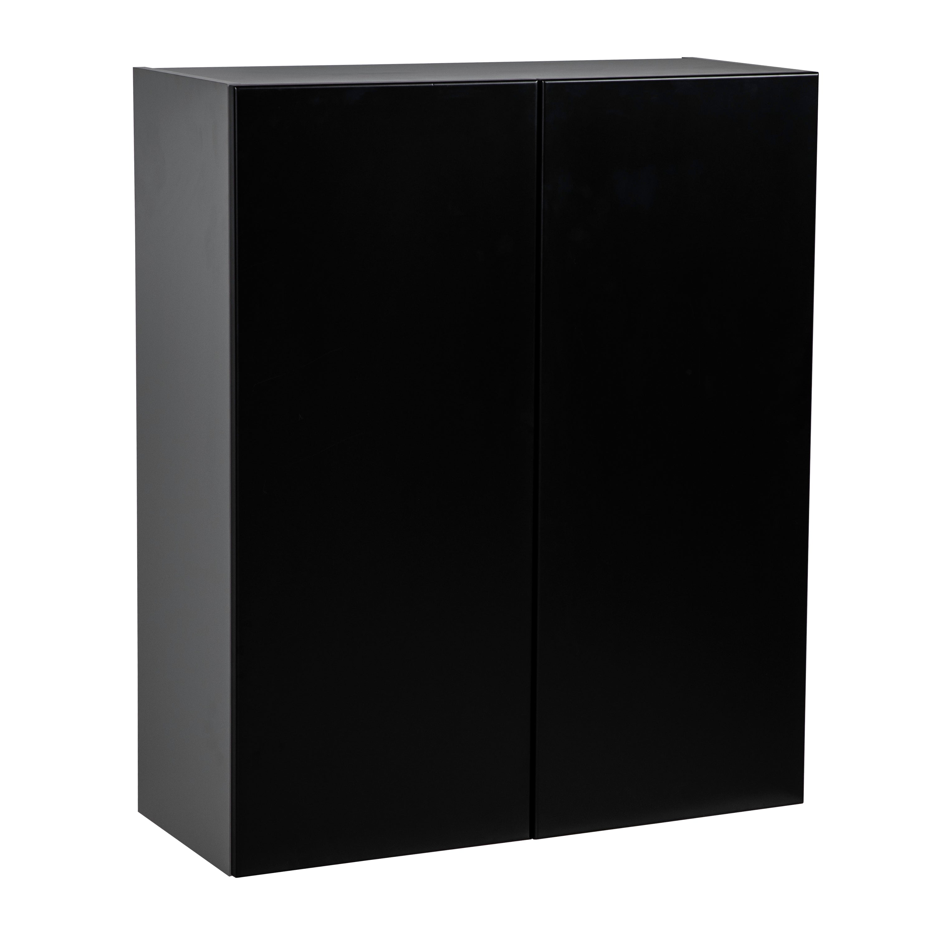 30" x 36" Wall Cabinet-Double Door-with Black Matte door - Walmart.com
