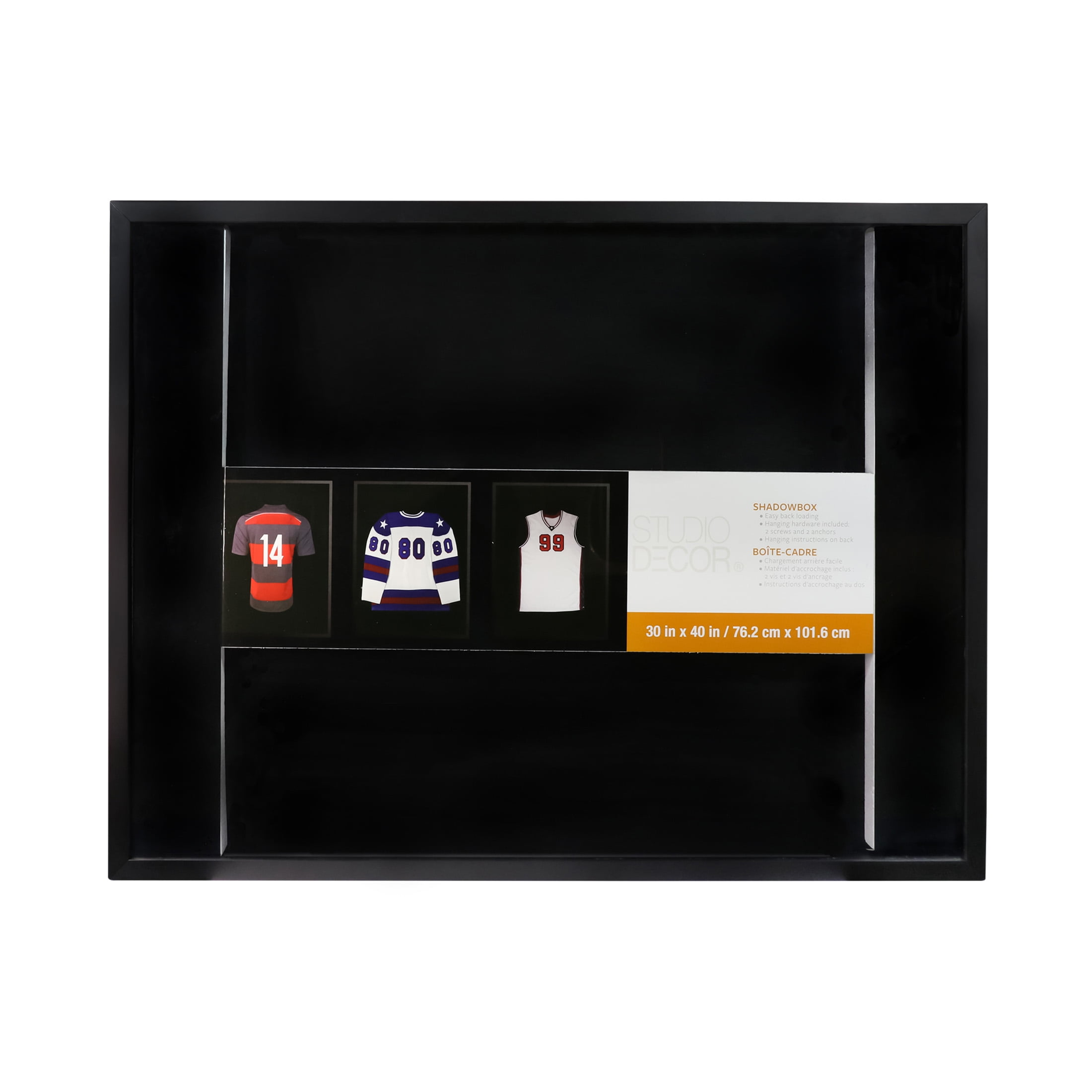 30" x 40" Black Large Shadow Box by Studio Décor - Easy Back Loading ...