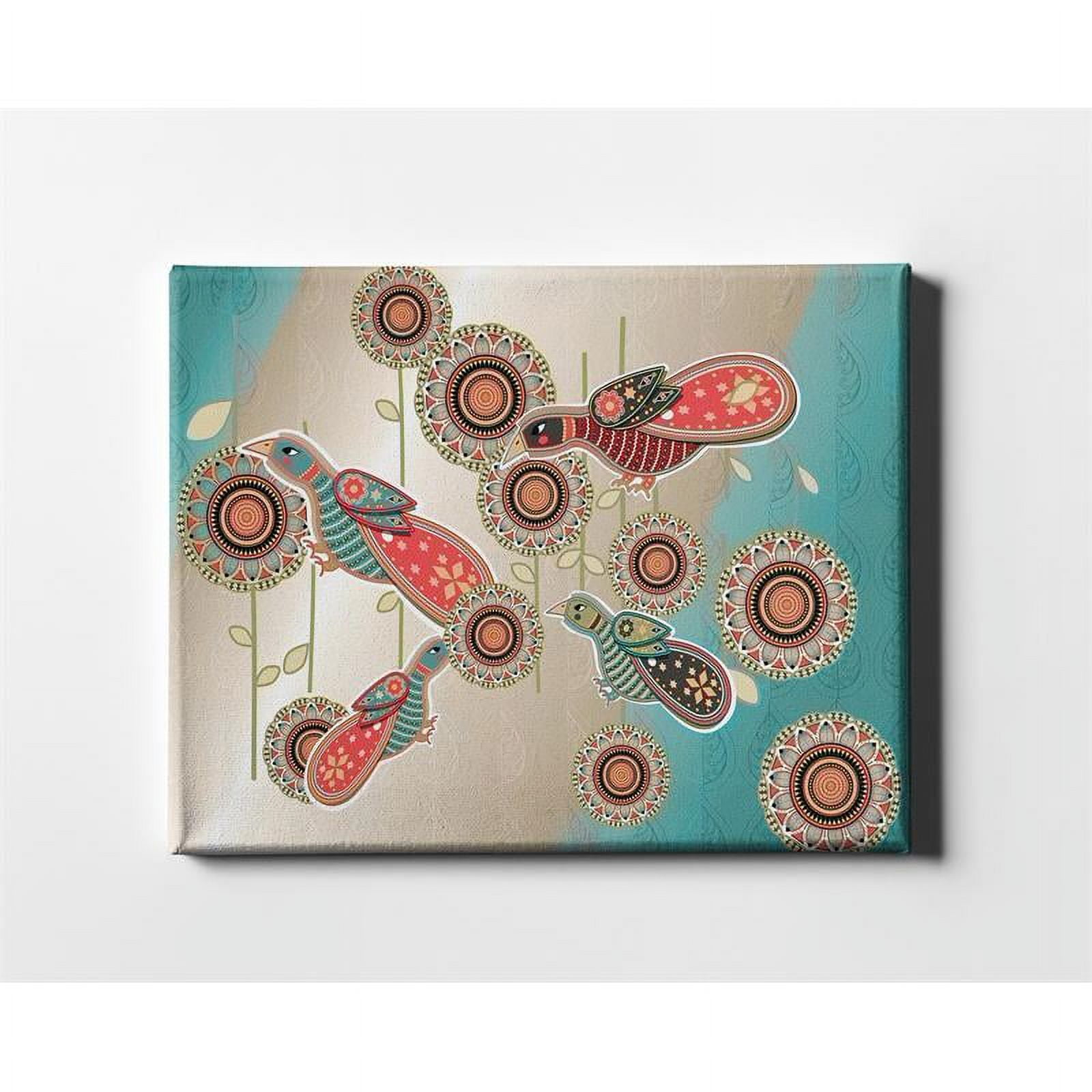 30" x 40" Cosmic Birds Matte Canvas by Amrita Sen in Multi-Color ...