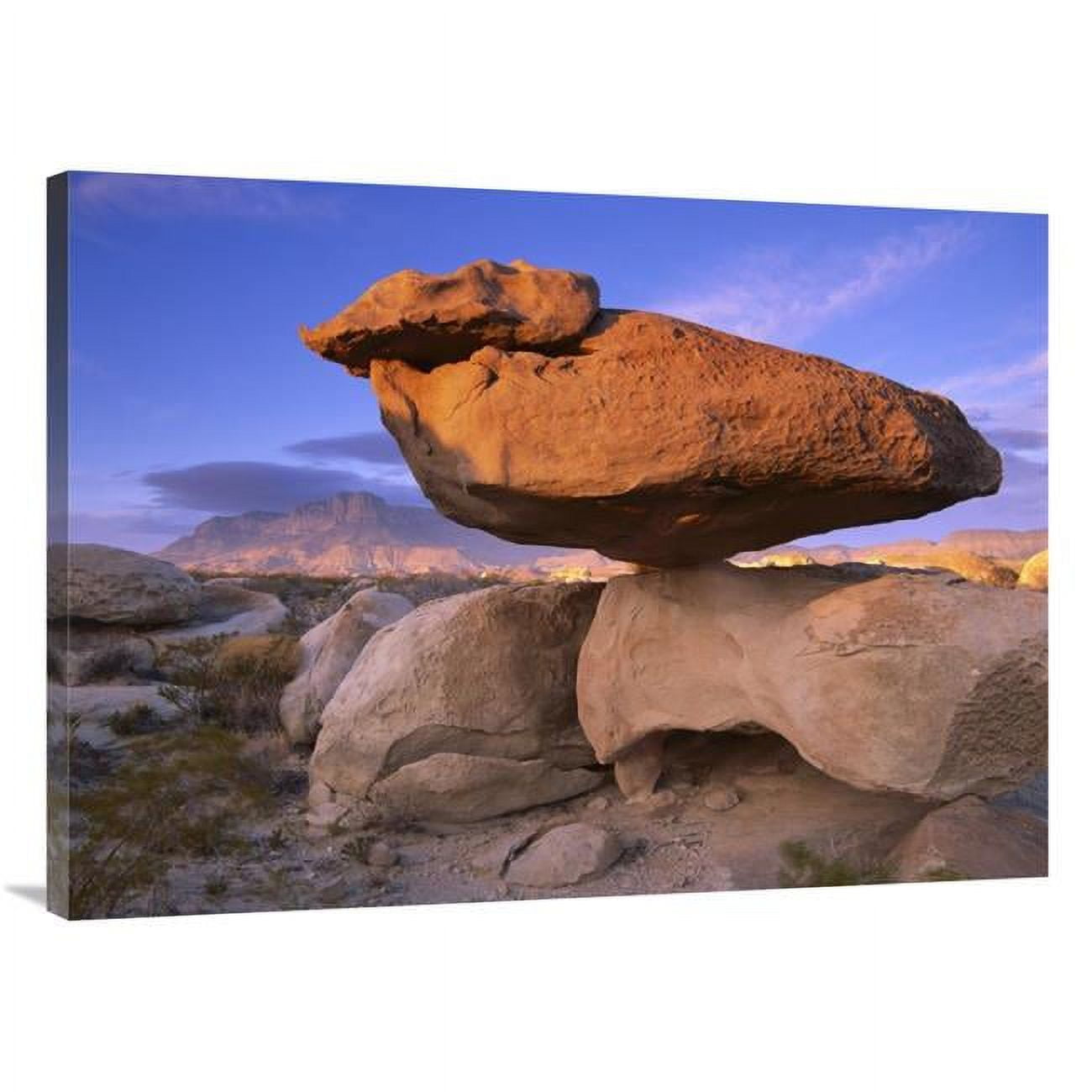 30 x 40 in. El Capitan & Balanced Rock, Guadalupe Mountains National ...