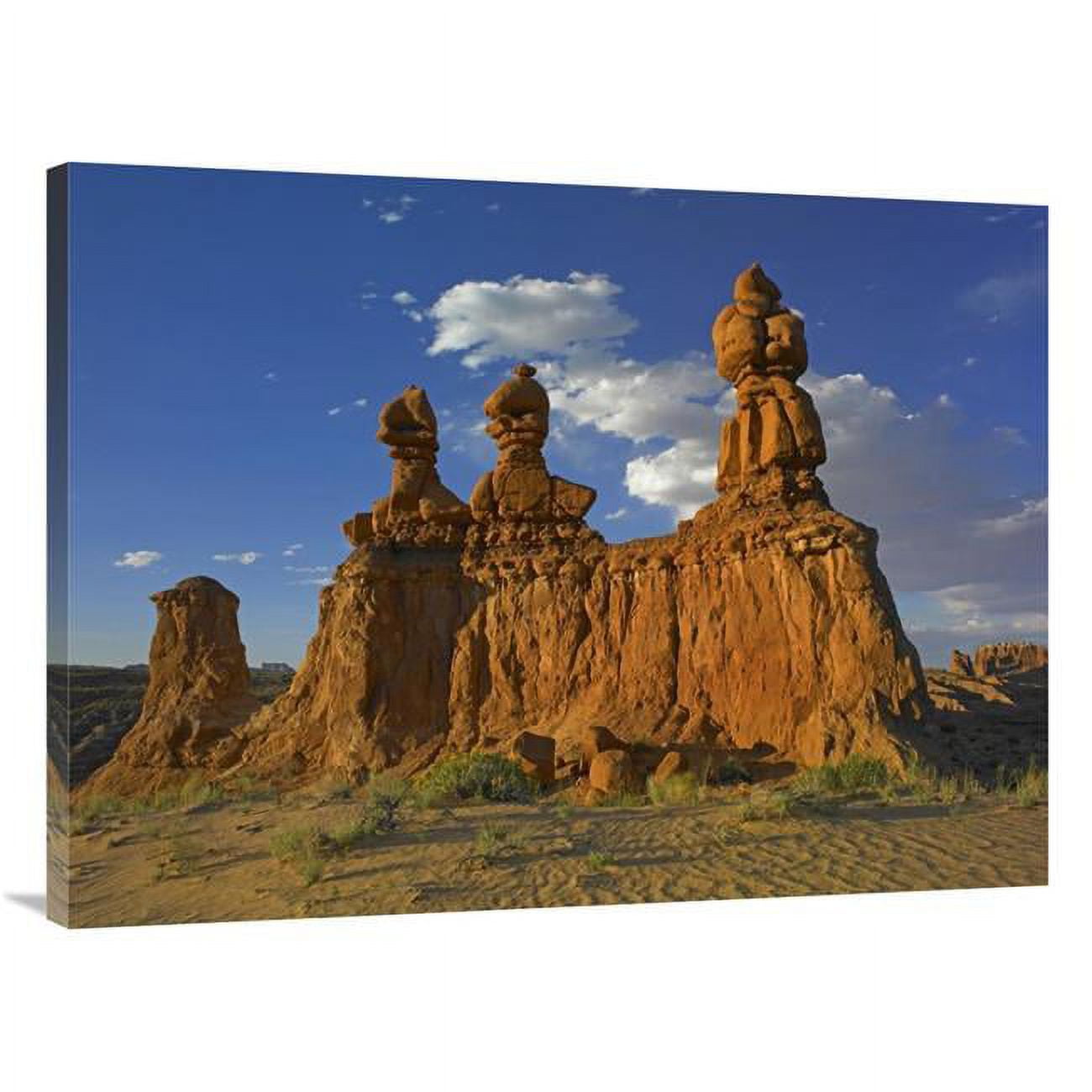 30 x 40 in. Eroded Sandstone, the Three Judges, Goblin Valley State ...