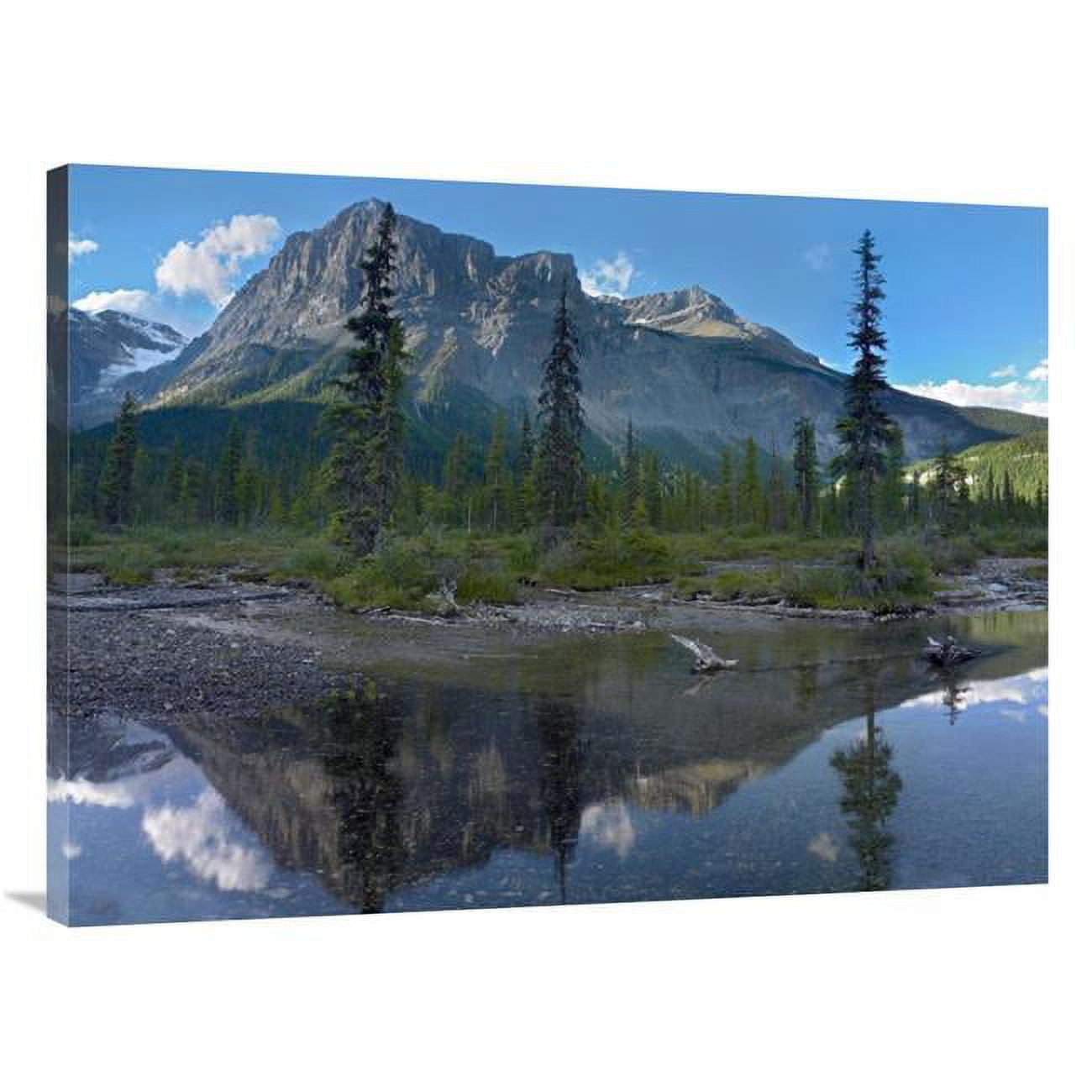 30 x 40 in. Michael Peak Reflection, Emerald Lake, Yoho National Park, British Columbia, Canada ...