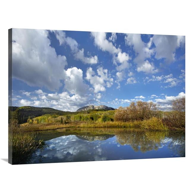 30 x 40 in. Pond Near East Beckwith Mountain, West Elk Wilderness ...