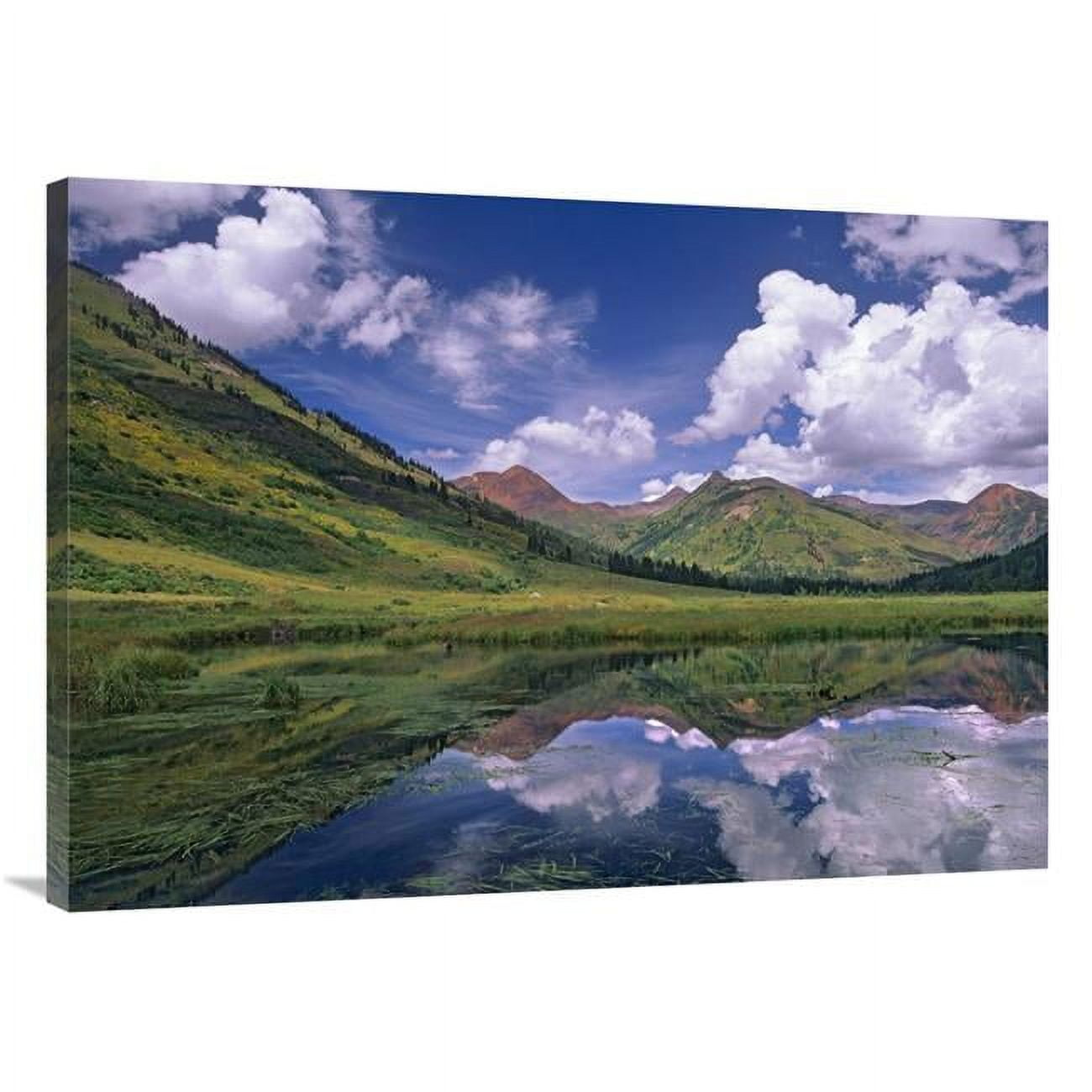 30 x 40 in. Ruby Range Reflected in Lake Gunnison National Forest ...