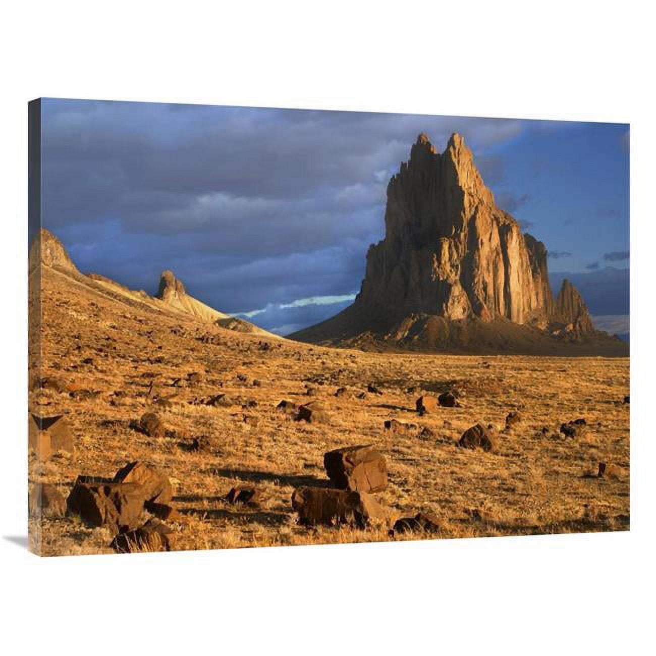 30 x 40 in. Shiprock, the Basalt Core of An Extinct Volcano, Tuff ...
