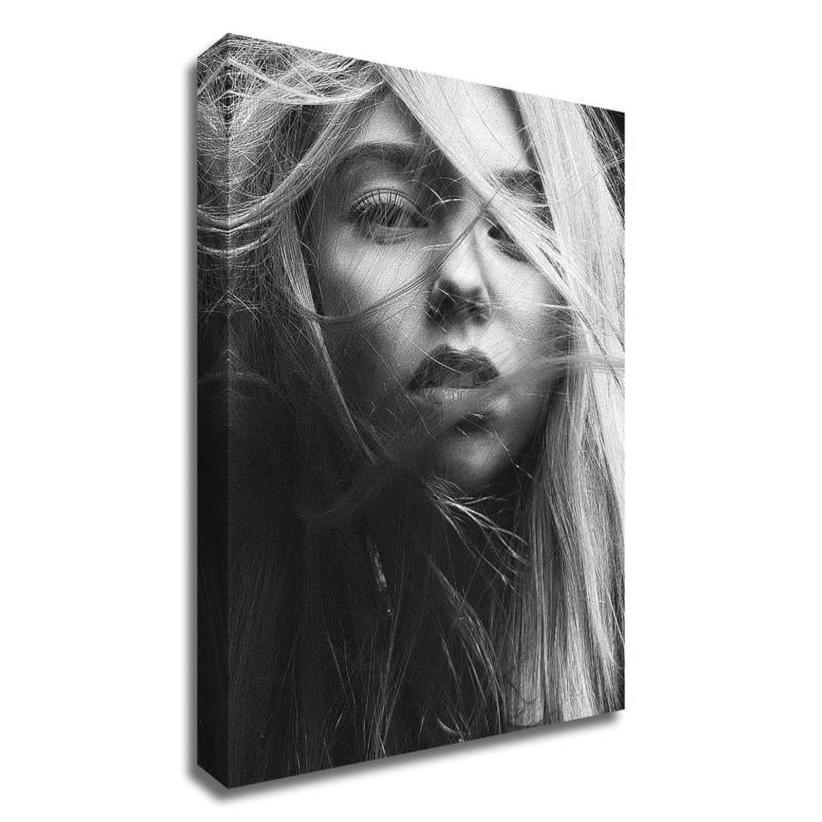 30" x 42" Face 3 by Design Fabrikken - Wall Art Print on Canvas Fabric ...